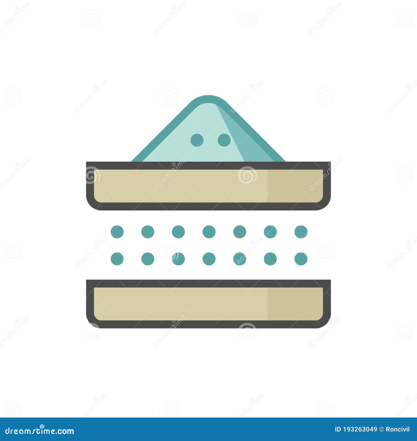 Soil testing icon stock vector. Illustration of geological - 193263049