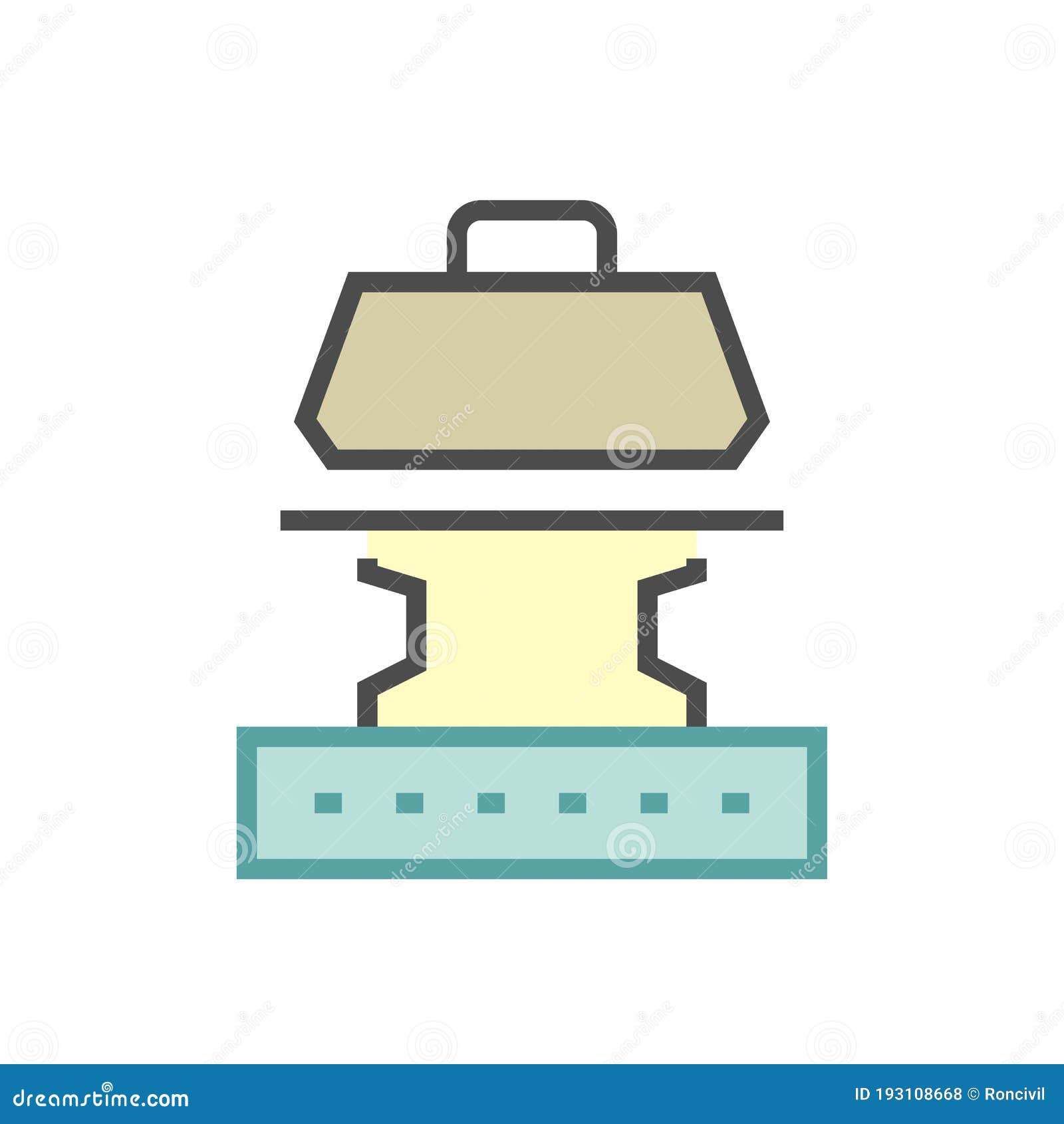 Geotechnical Engineering Testing Icon Stock Vector - Illustration of ...