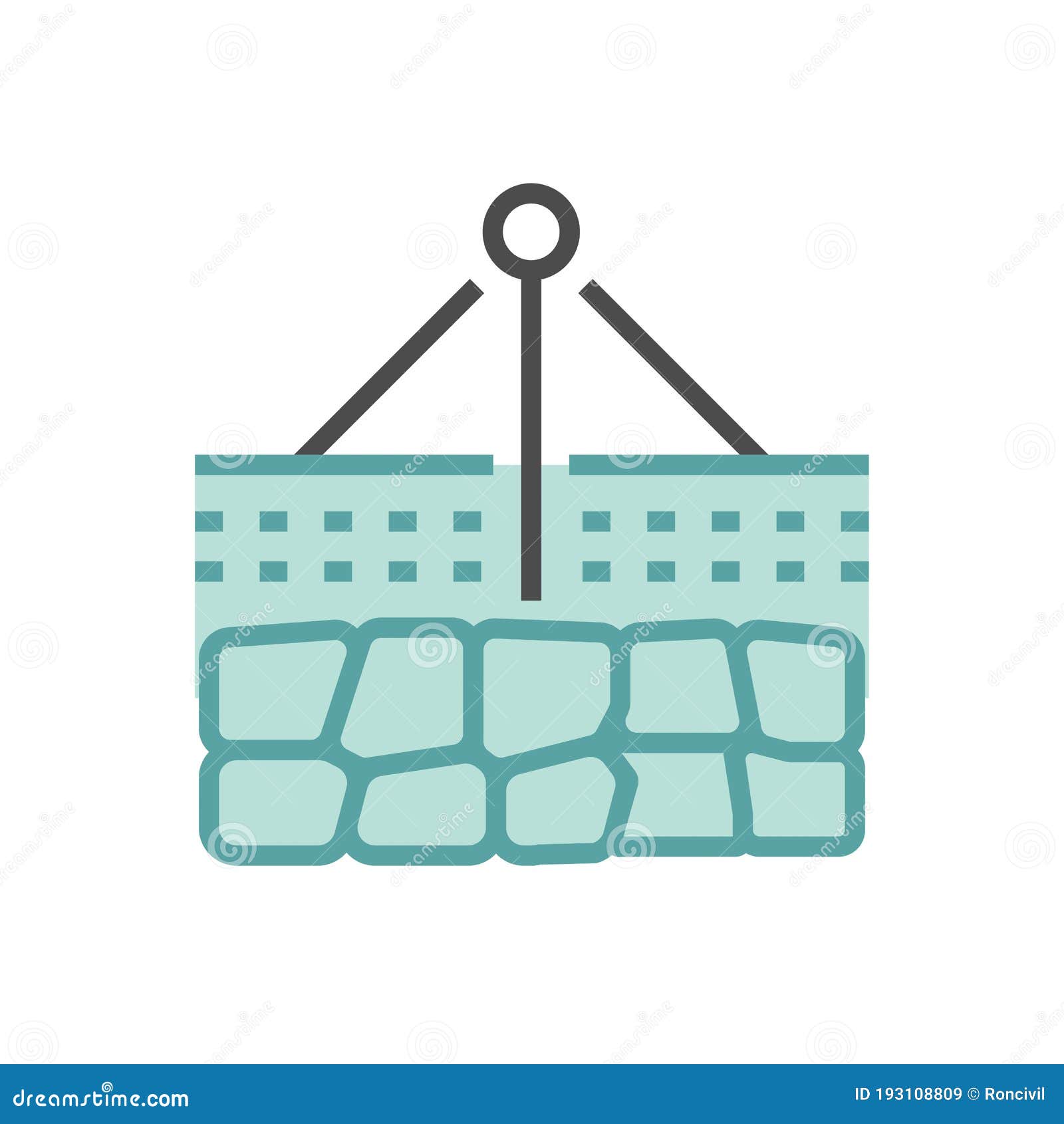 Geotechnical Engineering Icon Stock Vector - Illustration of ...
