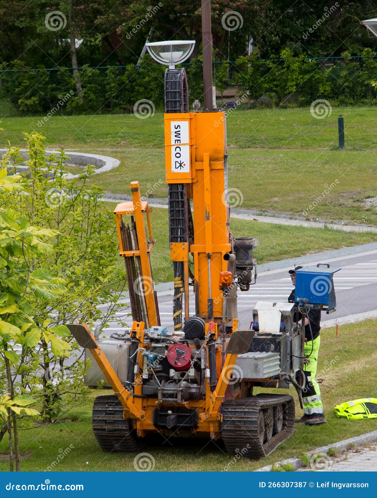 Geotechnical Test Drilling in Skane Sweden Editorial Photography ...
