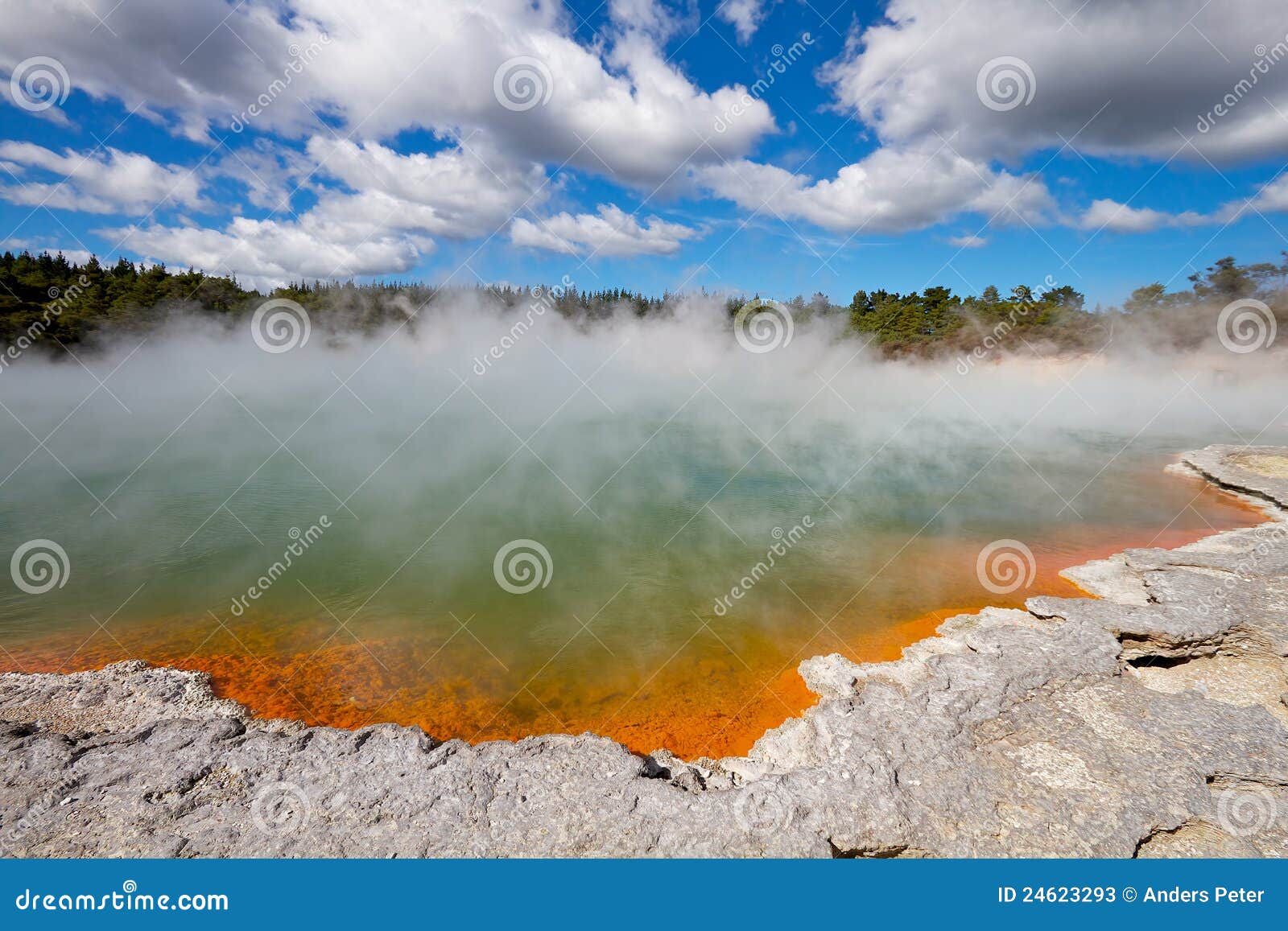 Geothermal activity stock image. Image of rural, clear - 24623293