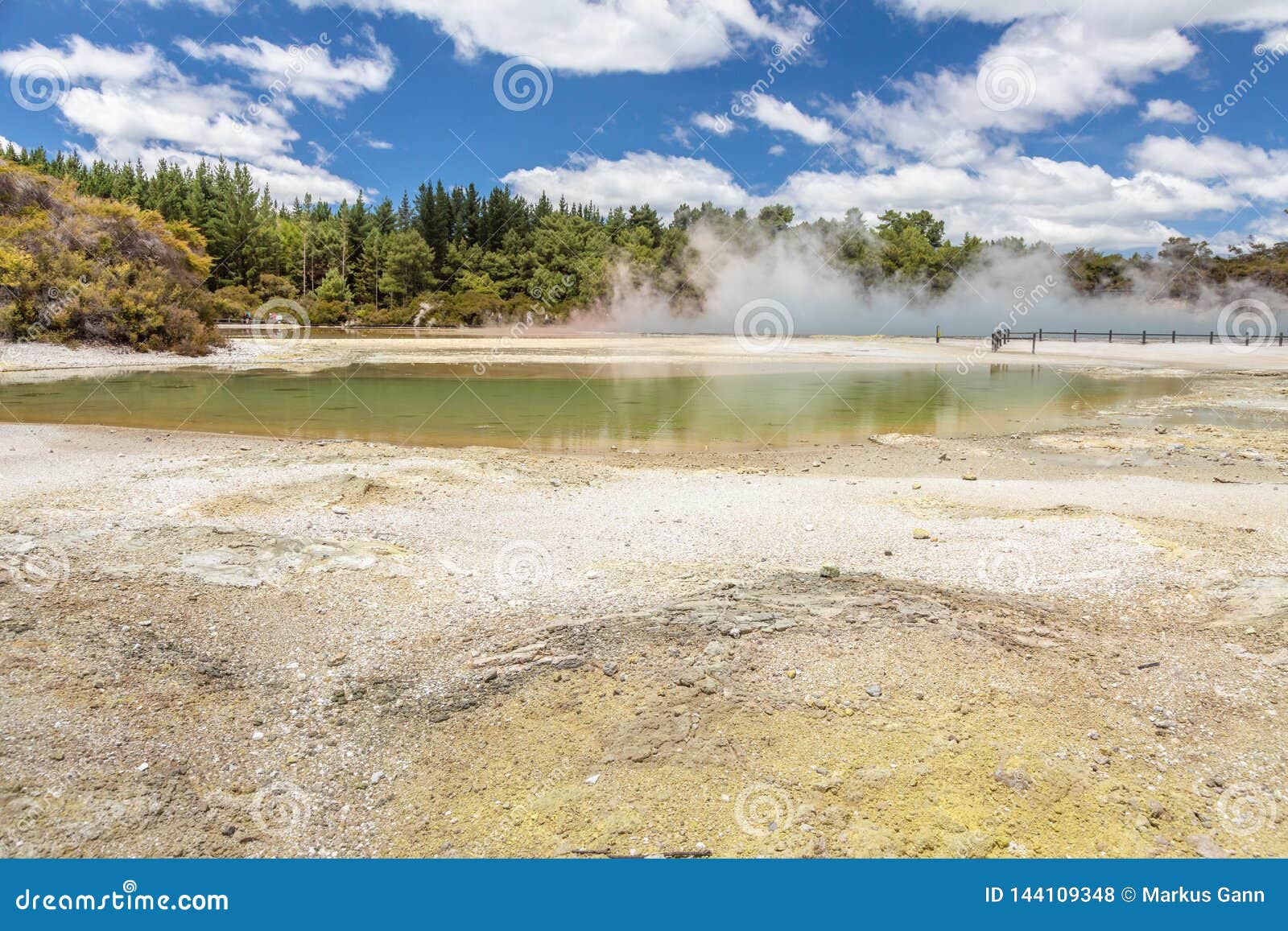 Geothermal Activity at Rotorua in New Zealand Stock Photo - Image of ...