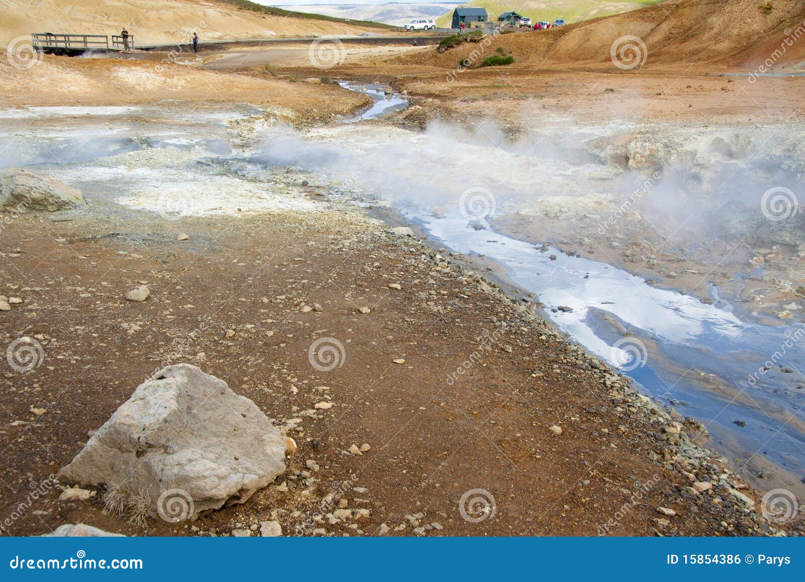 Geothermal Area, Colorful Landscape - Iceland. Stock Photo - Image of ...