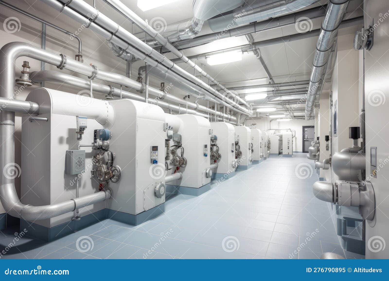 Geothermal Heating and Cooling System in a Modern Hospital, Keeping ...