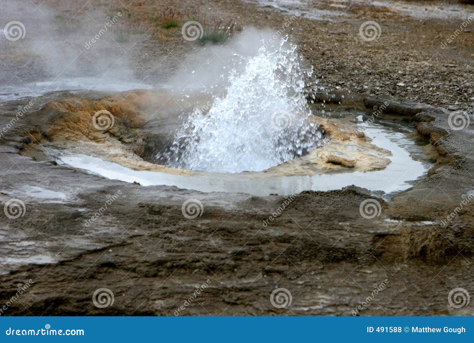 Geothermal hot spring 02 stock photo. Image of fault, natural - 491588
