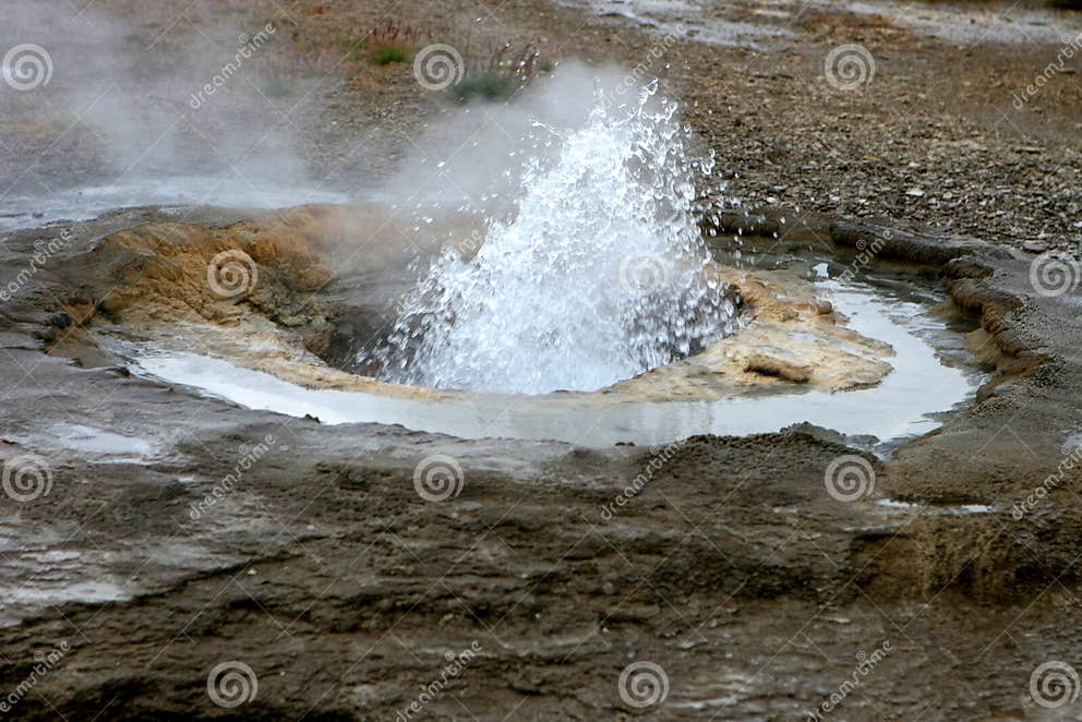 Geothermal hot spring 02 stock photo. Image of fault, natural - 491588