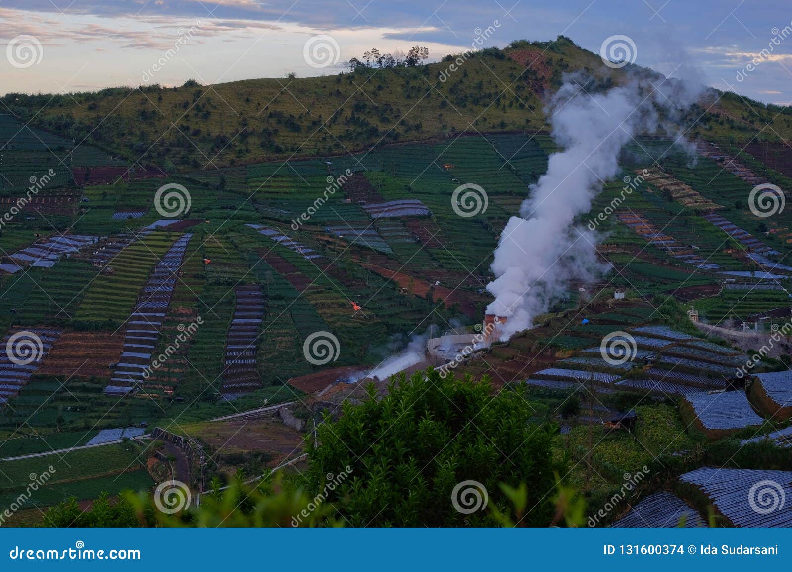 The Geothermal in Dieng Highland Stock Photo - Image of travel, dieng ...