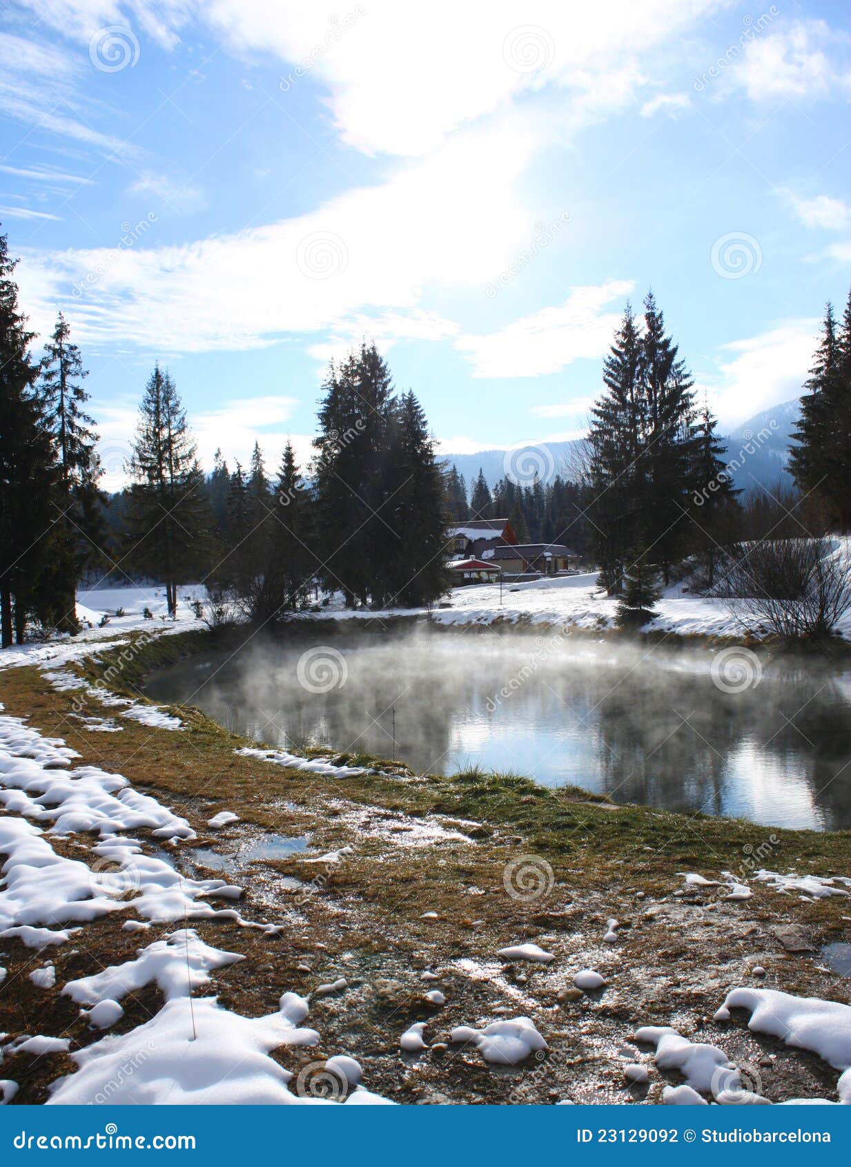Geothermal pond stock photo. Image of travel, heat, bath - 23129092