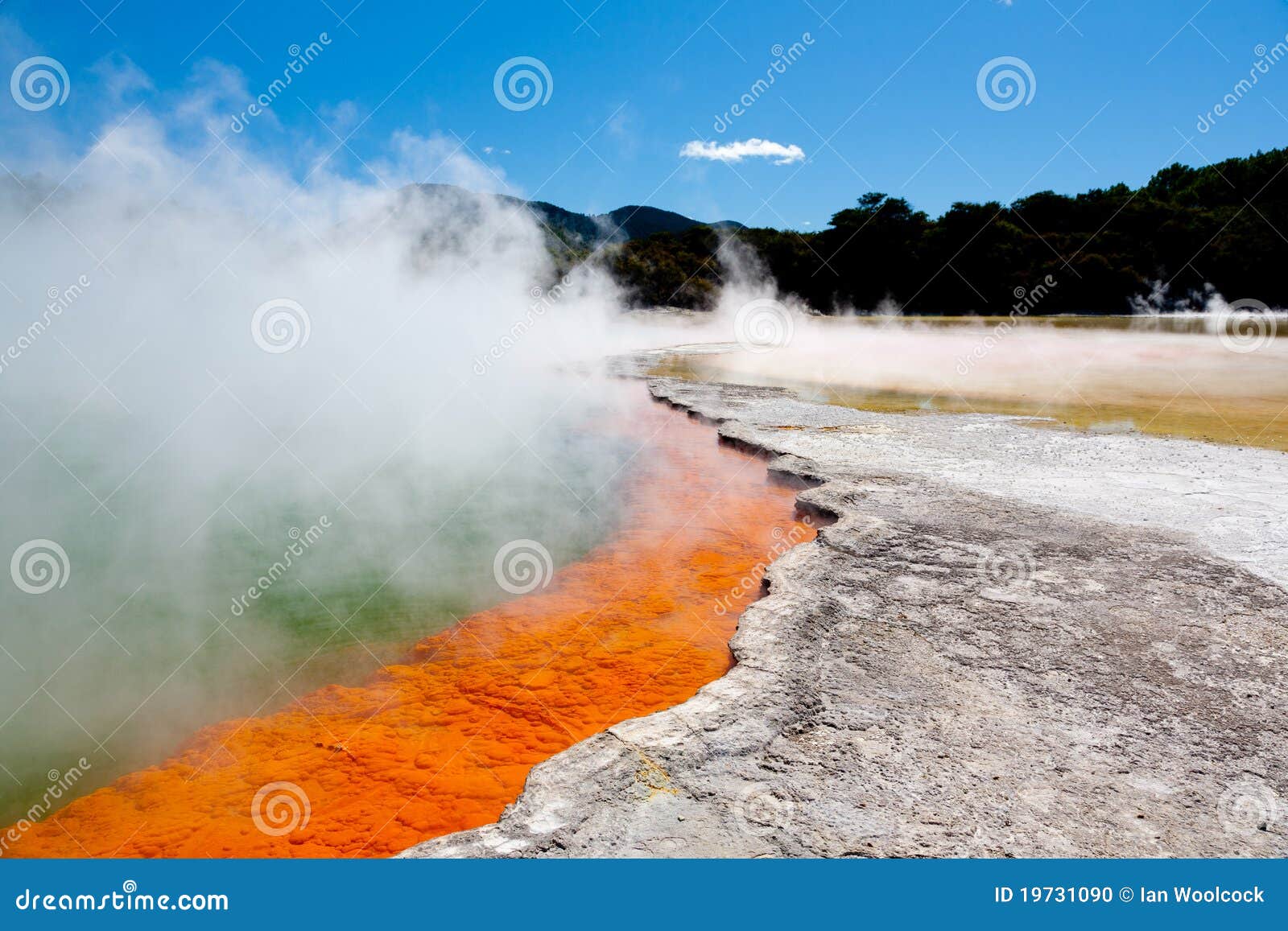 Geothermal pool stock photo. Image of holiday, clear - 19731090