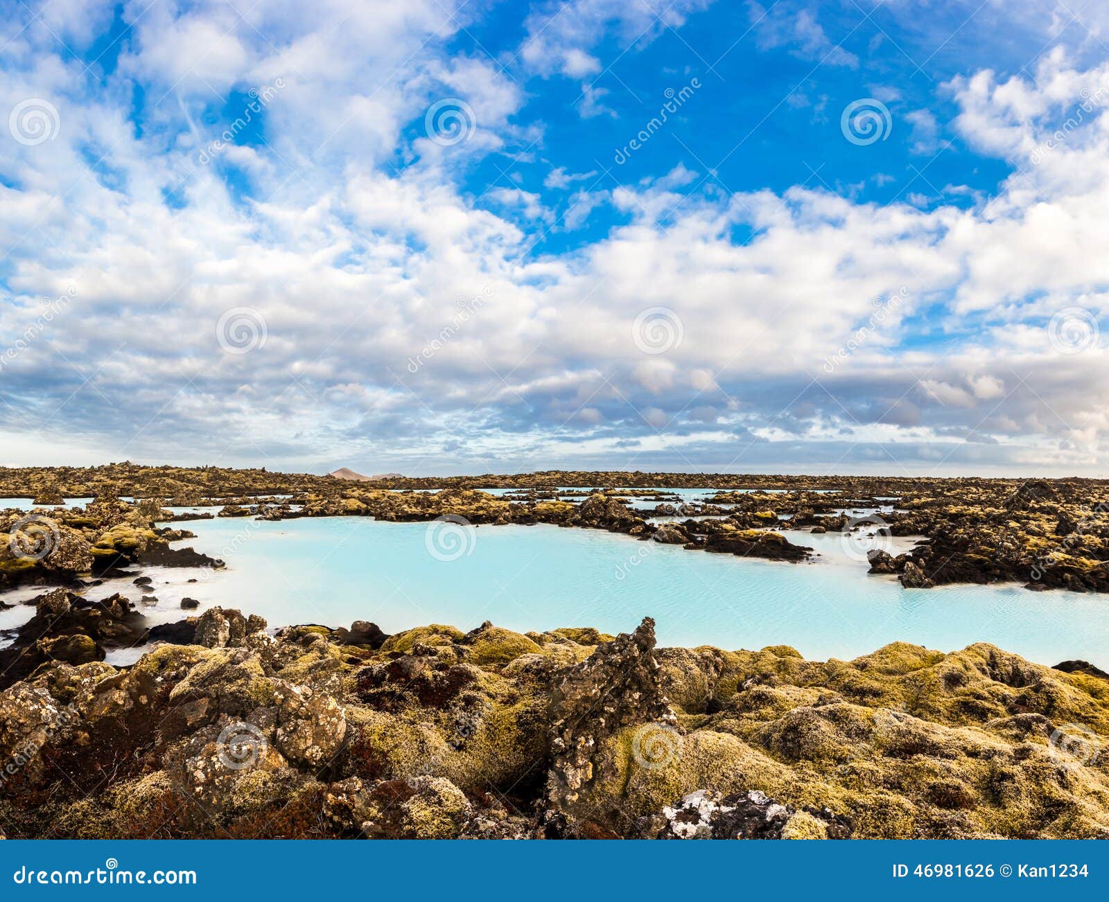 Geothermal Pool in Blue Lagoon, Iceland Stock Photo - Image of ...