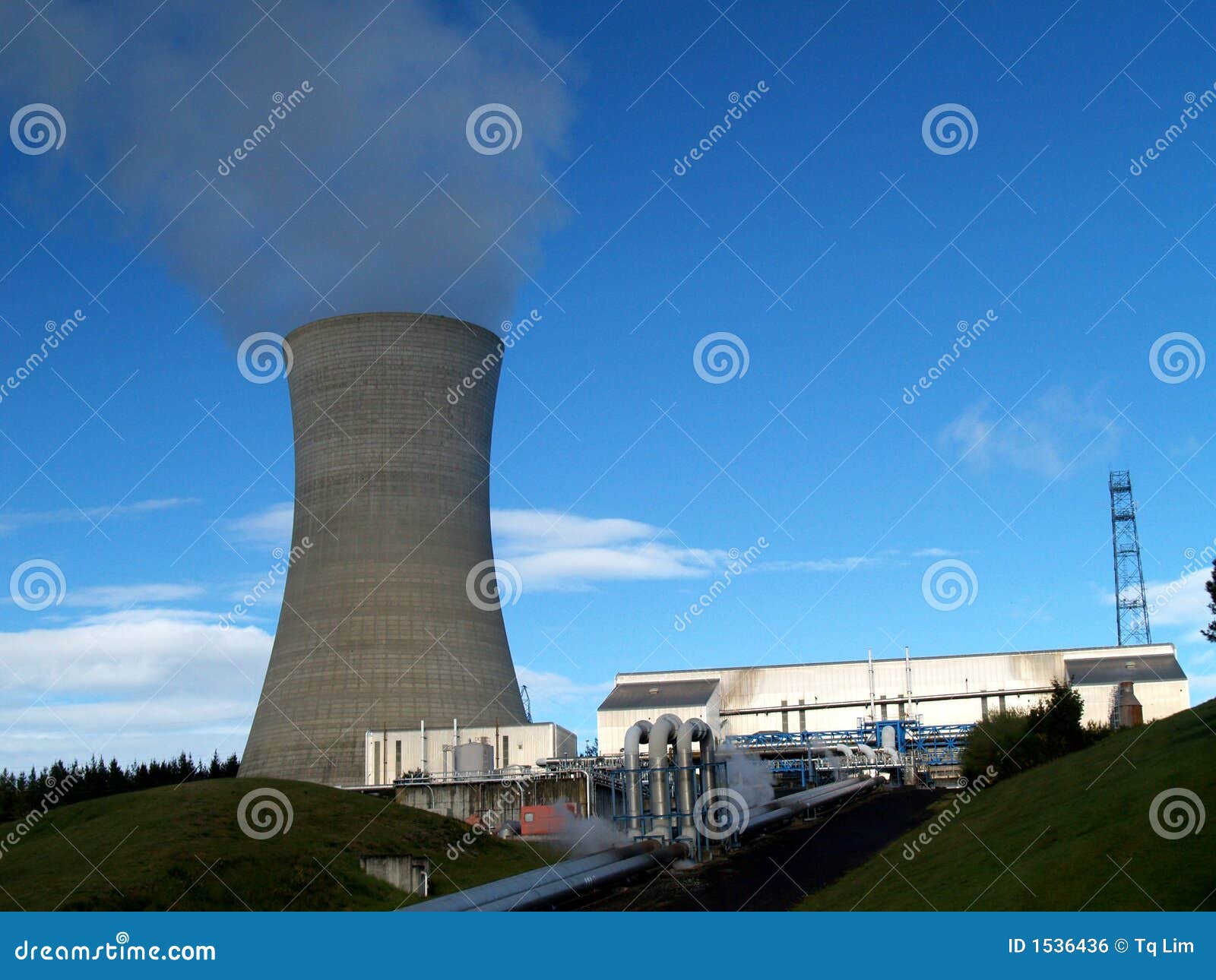 Geothermal Power Station stock photo. Image of geothermal - 1536436