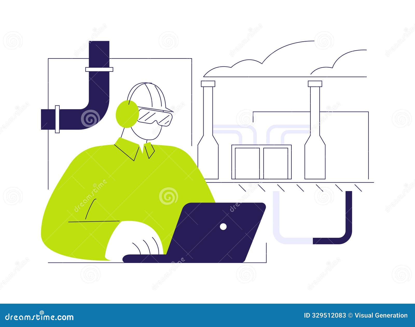 Geothermal Power Station Abstract Concept Vector Illustration. Stock ... Geothermal Power Station Abstract Concept Vector Illustration. Stock ...