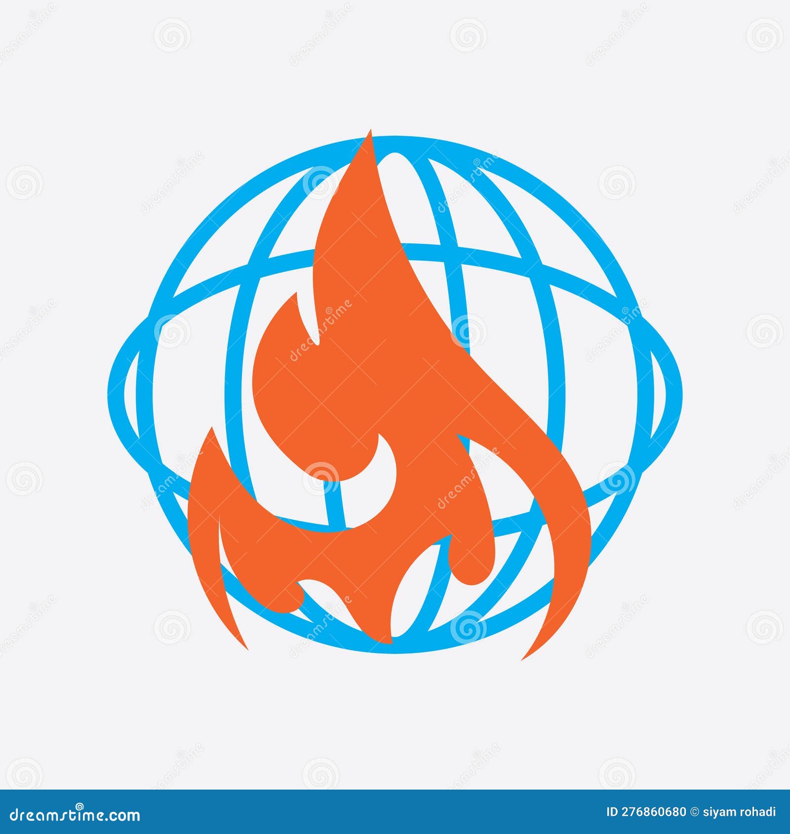 Geothermal Source Logo Illustration Stock Vector - Illustration of ...