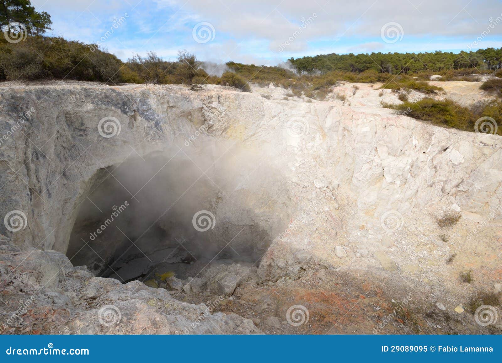 Geothermal spring stock image. Image of locations, lake - 29089095