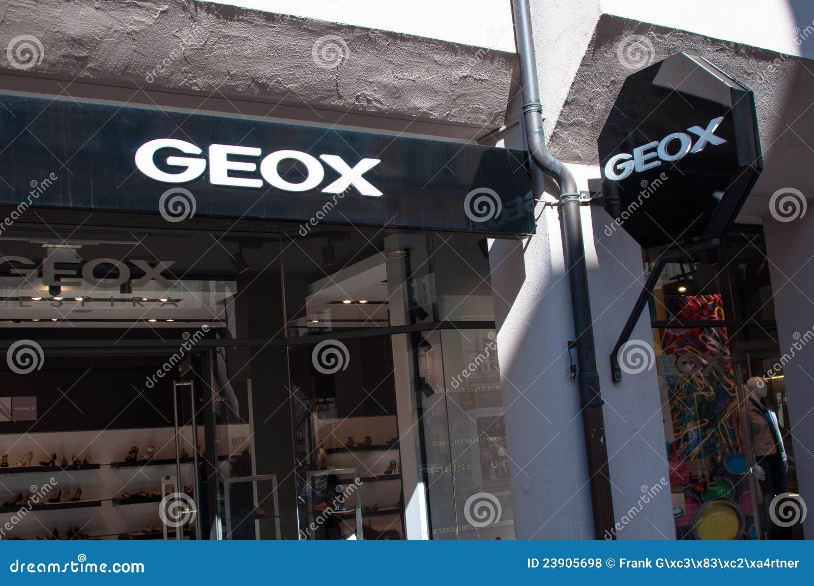 Geox shoes store Munich editorial stock photo. Image of company - 23905698