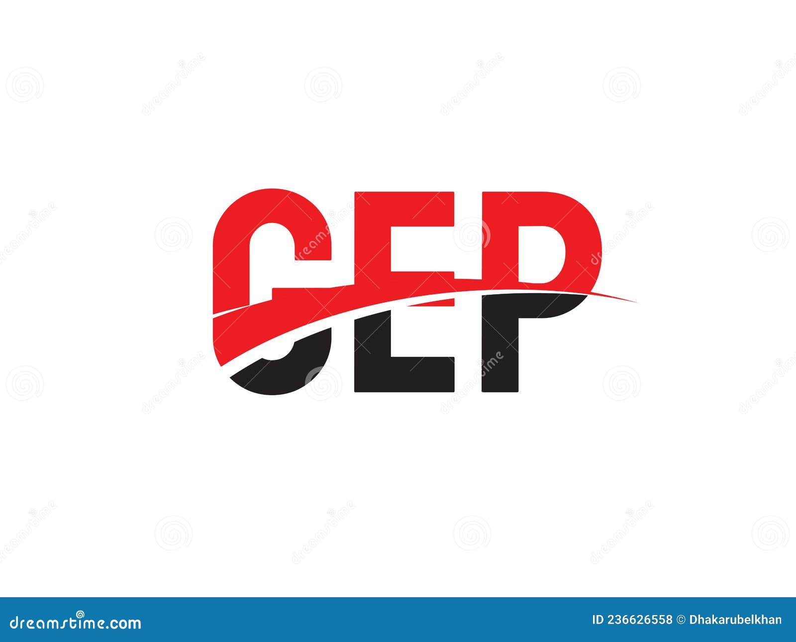 GEP Letter Initial Logo Design Vector Illustration Stock Vector ...