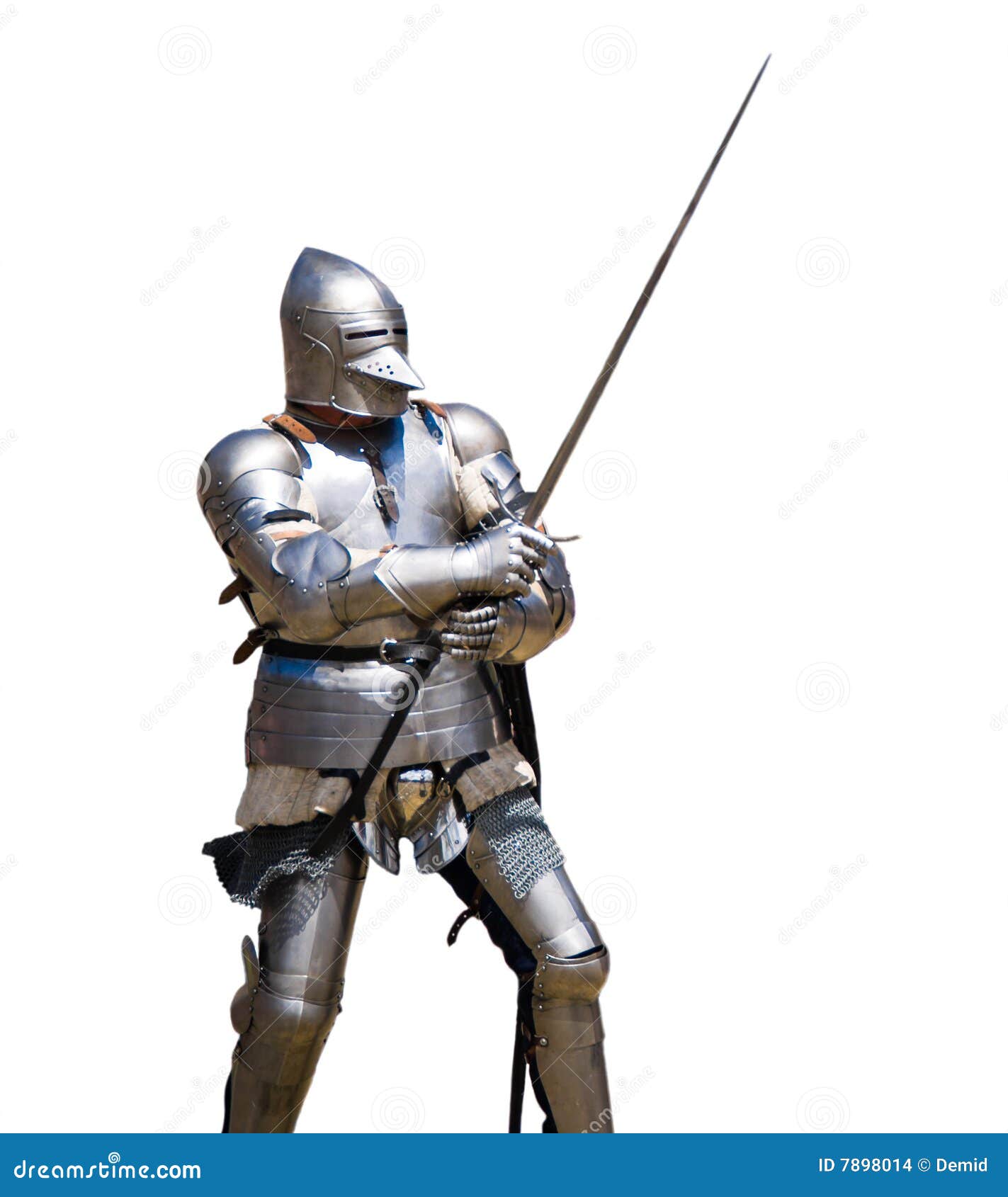 Gepanzerter Ritter stockfoto. Bild von leute, wettbewerb - 7898014