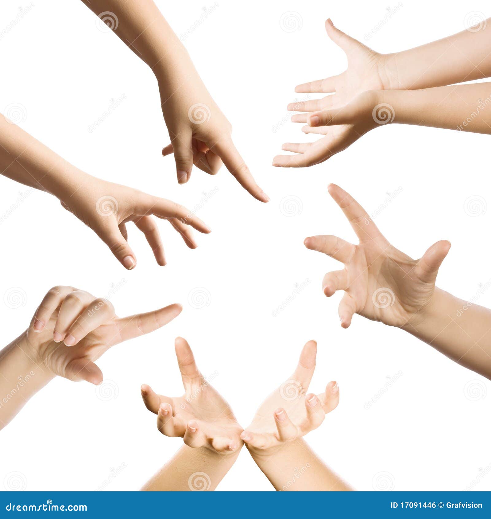 Geplaatste De Gebaren Van De Hand Stock Foto - Image of hulp, punt ...