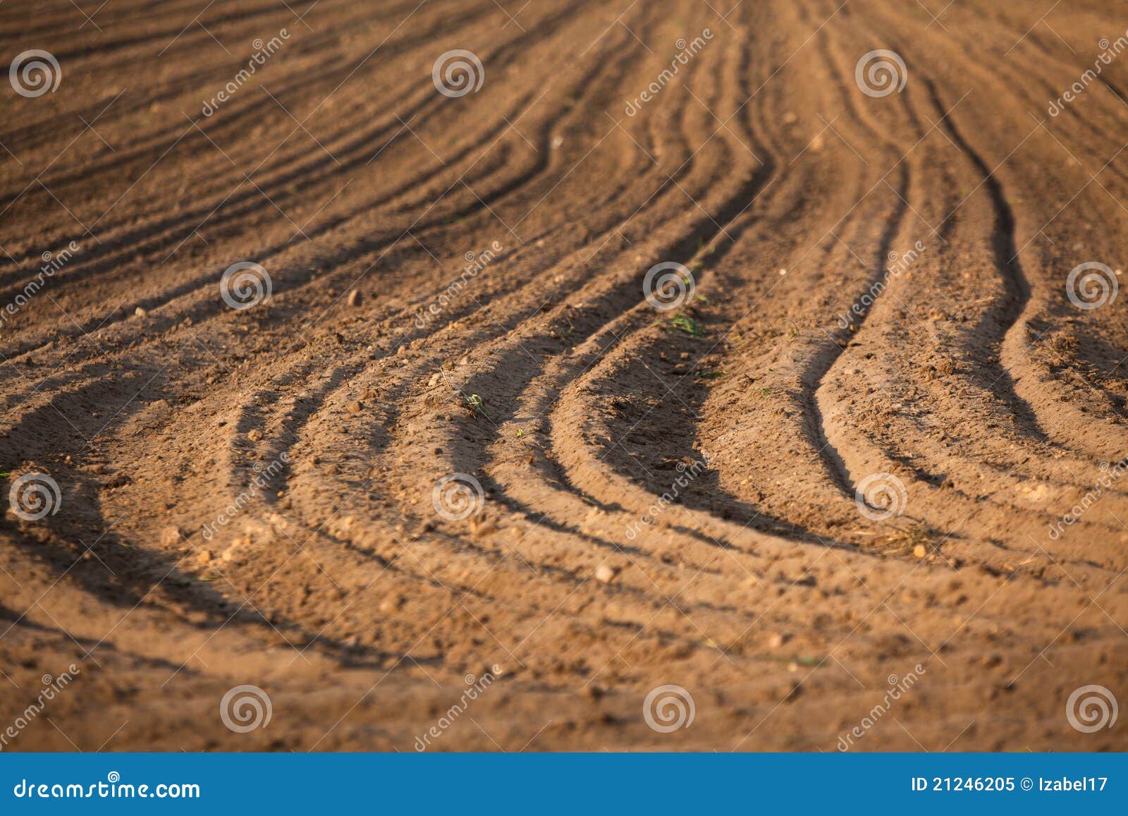 Geploegde aarde, de grond stock afbeelding. Image of grond - 21246205
