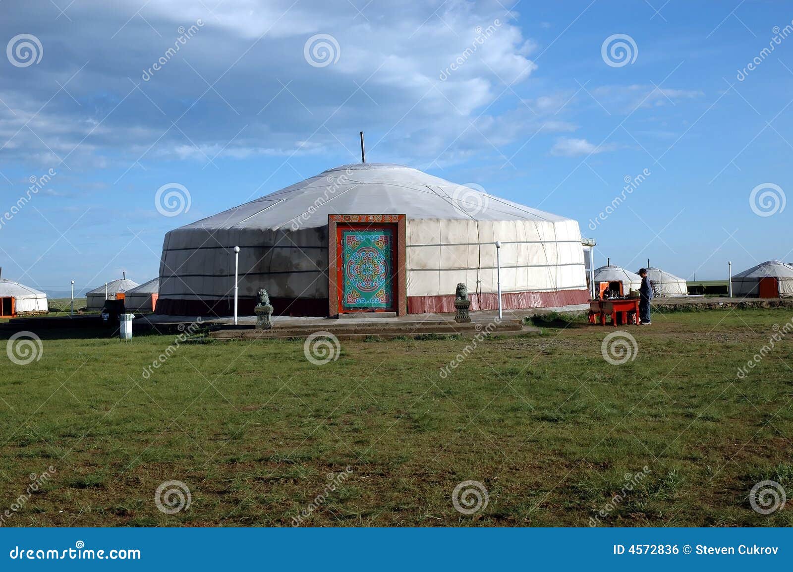 Ger Camp, Mongolia stock photo. Image of urguu, camp, desert - 4572836