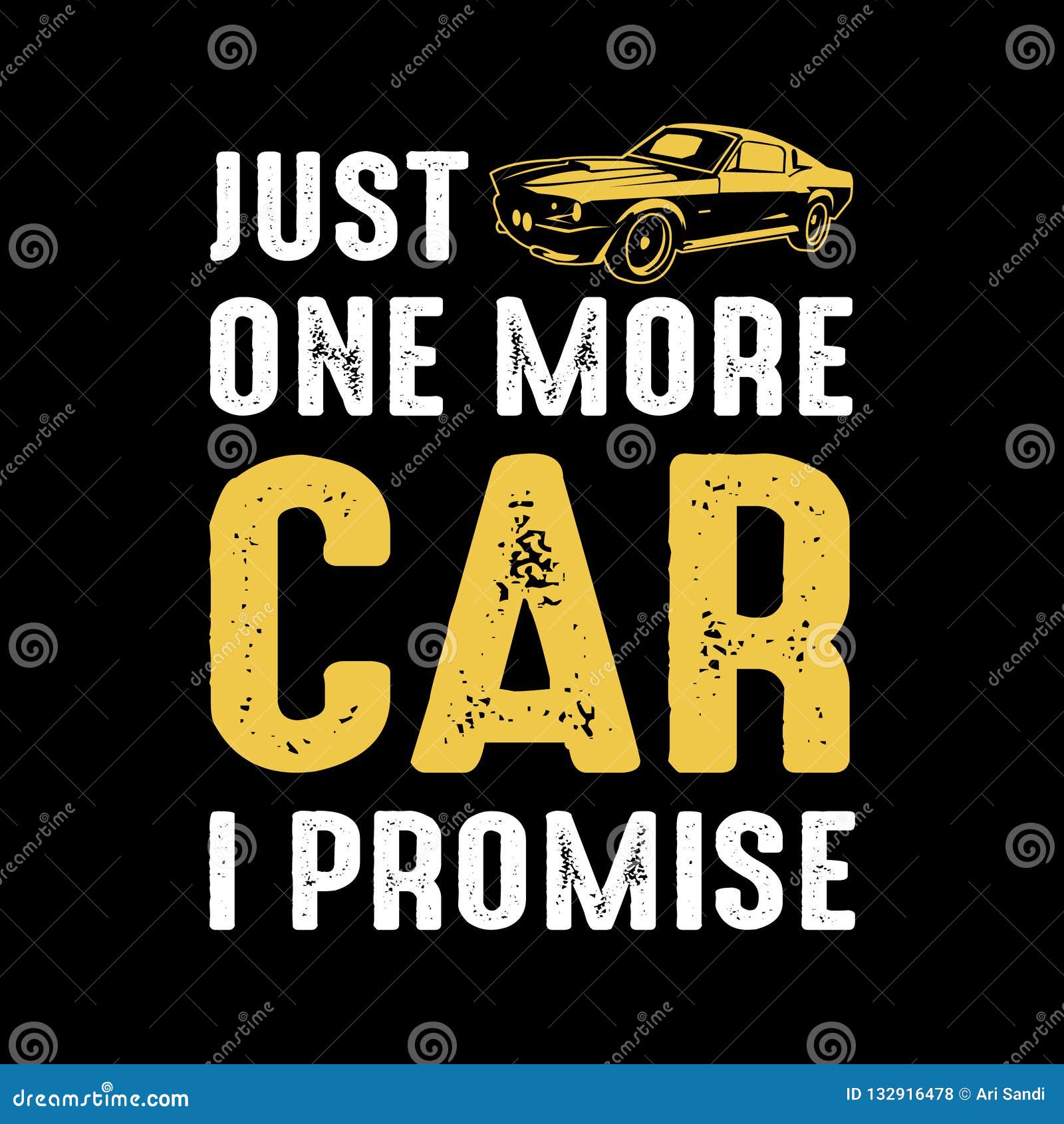 Gerade Ein Weitere Auto Auto-Zitate Vektor Abbildung - Illustration von ...