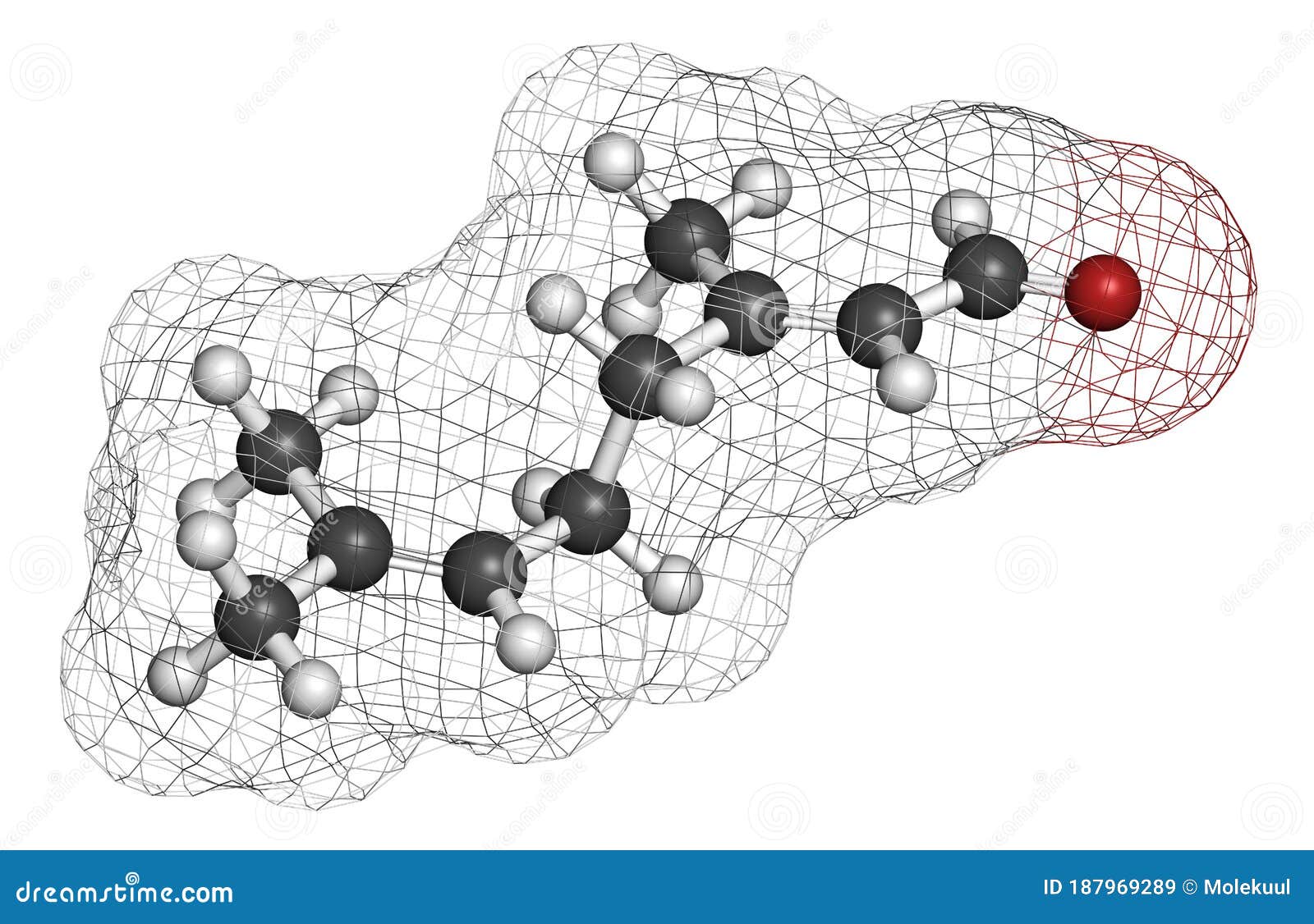 Geranial Lemon Fragrance Molecule. Citral. Skeletal Formula. Vector ...