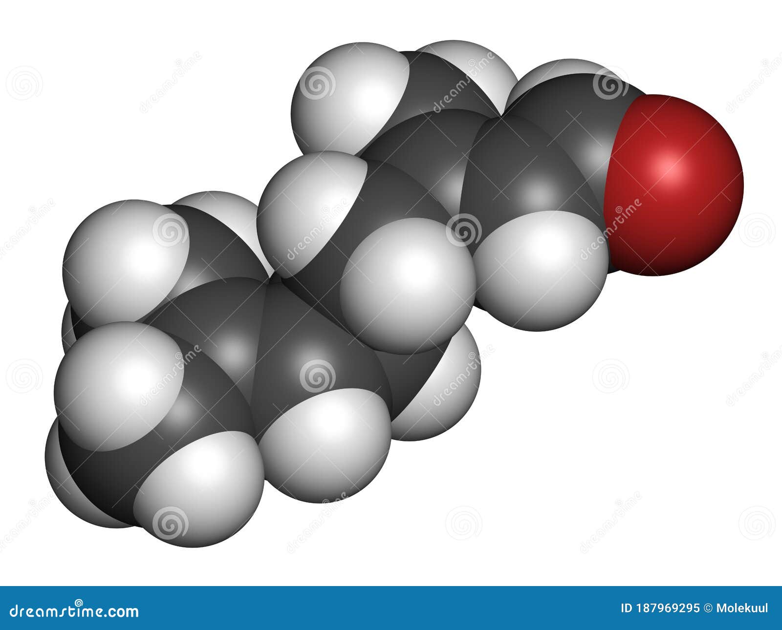 Citral, Lemonal, Geranial Molecule. A Volatile Oil Component, Used To ...