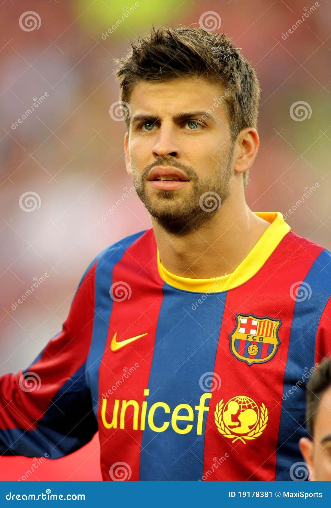 Gerard Pique of Barcelona editorial photo. Image of champion - 19178381