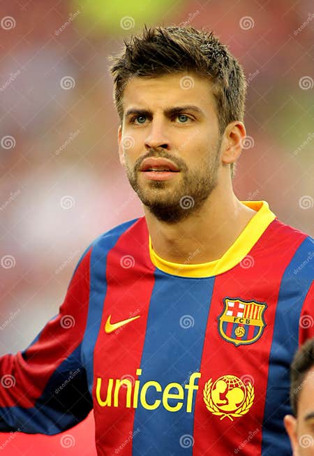Gerard Pique of Barcelona editorial photo. Image of champion - 19178381