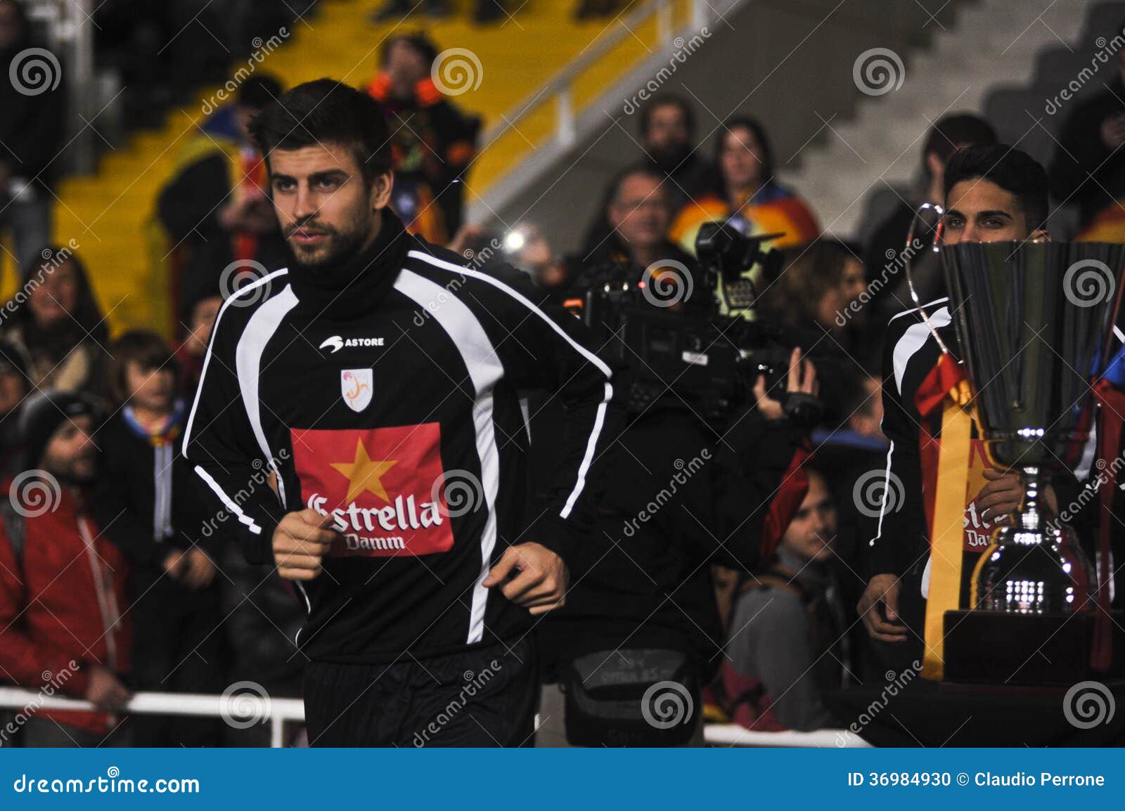 Gerard Pique editorial image. Image of friendly, stadium - 36984930