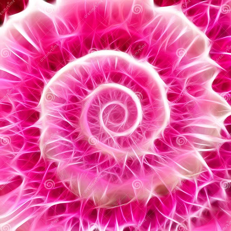 Gerber Flower Infinity Spiral Abstract Background Stock Illustration ...