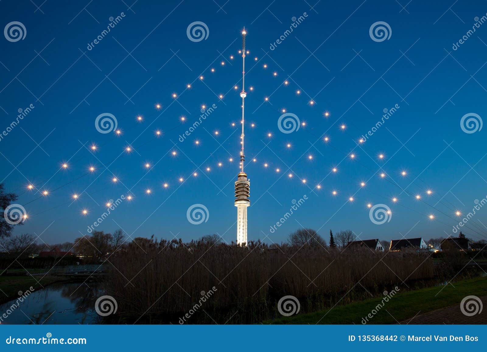 Gerbrandy Tower For Communication, Broadcasting TV And Radio And 4G In ...