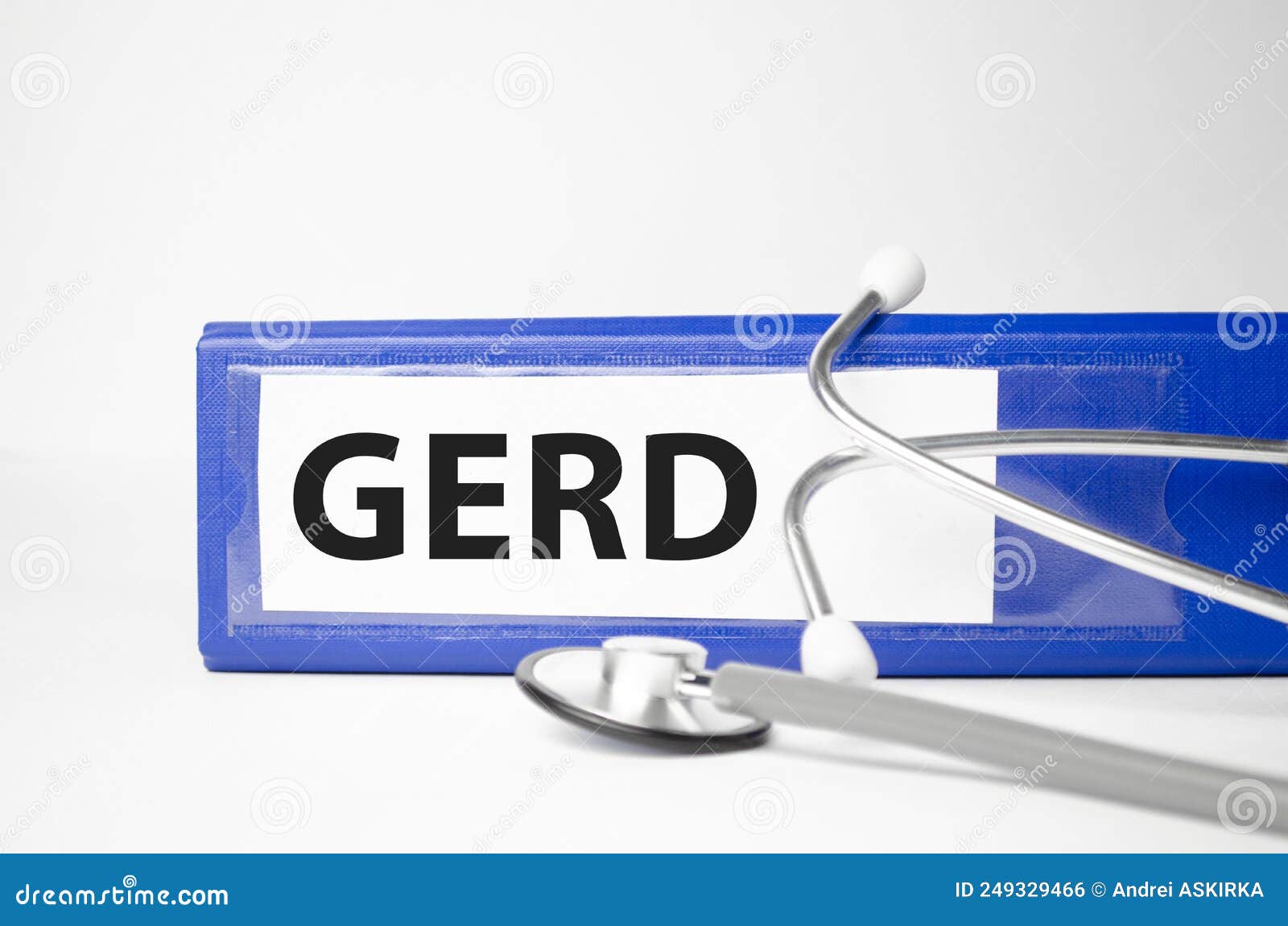 GERD Word Written On Wooden Blocks On Light Blue Background Royalty ...