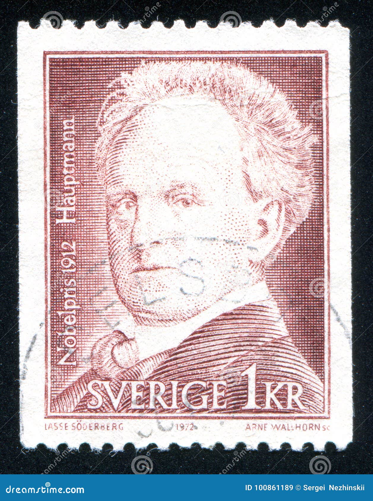 Gerhart Hauptmann editorial stock image. Image of envelope - 100861189