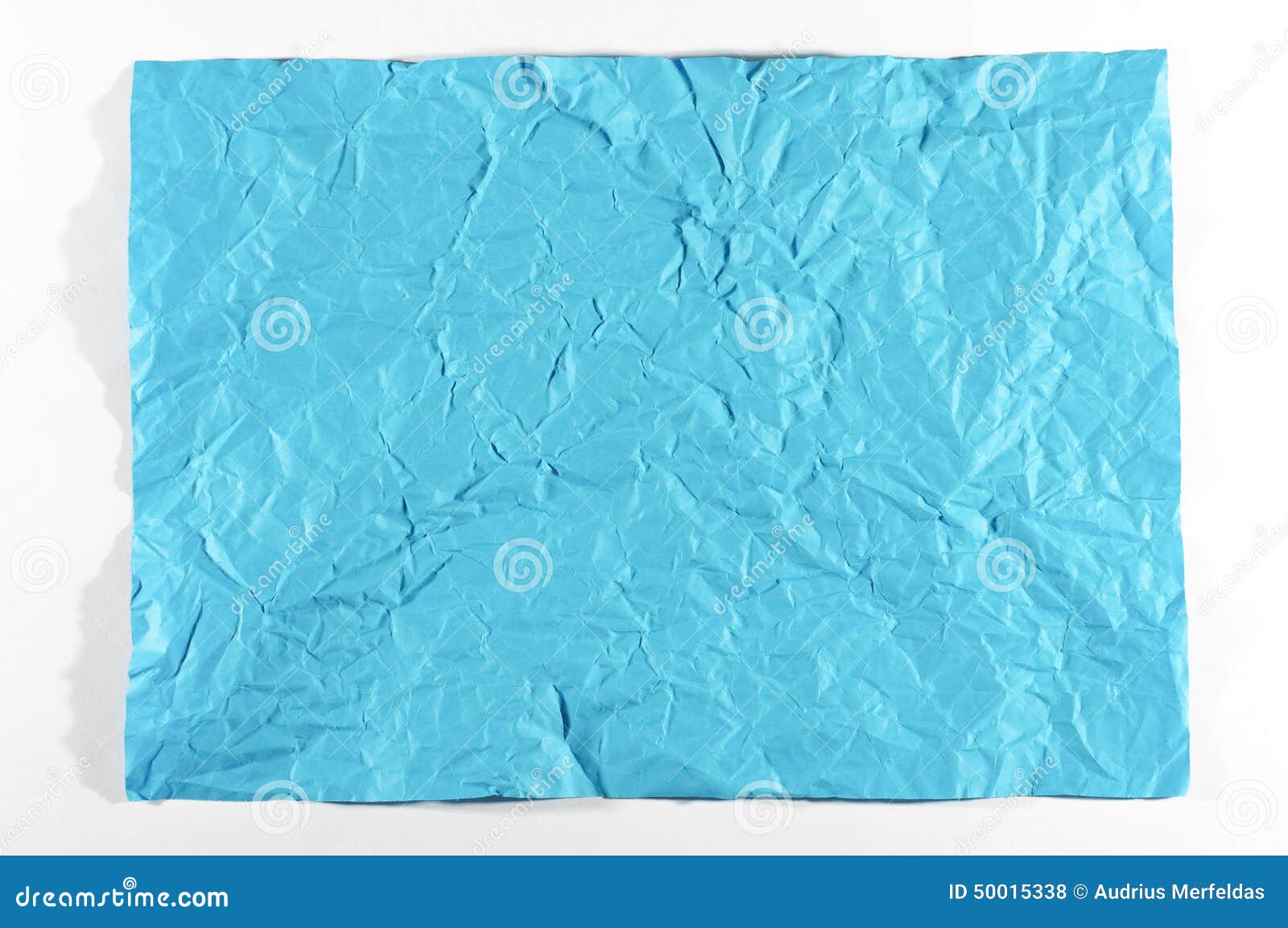 Gerimpeld Blauw A4 Blad Van Document Stock Foto - Image of ...
