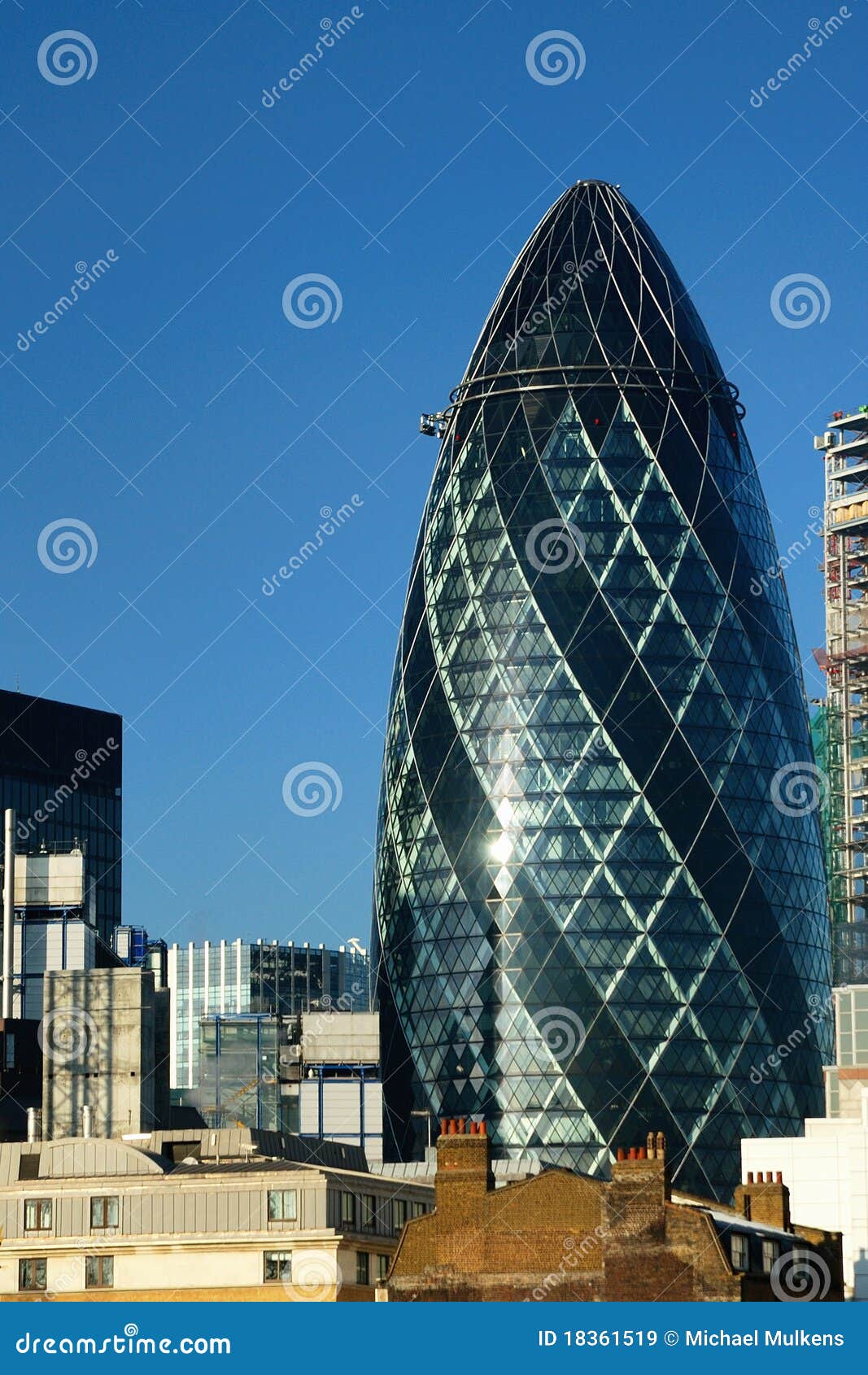 Gerkin de Londres imagen de archivo editorial. Imagen de vacaciones ...