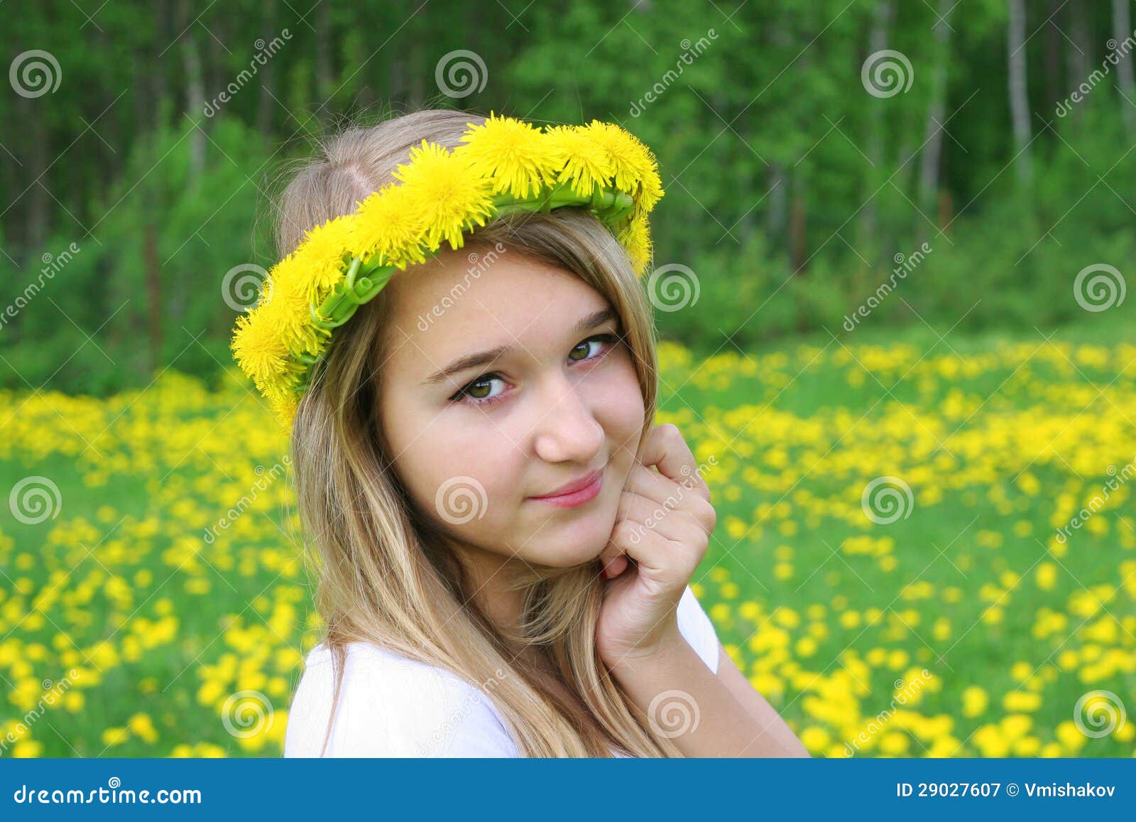 Gerl and flowers stock image. Image of caucasian, beauty - 29027607