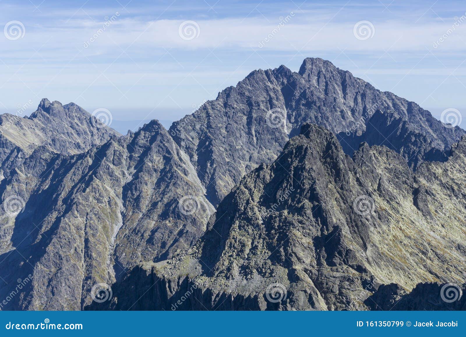 Gerlach the Highest Peak of the Tatra Mountains. Slovakia Stock Image ...