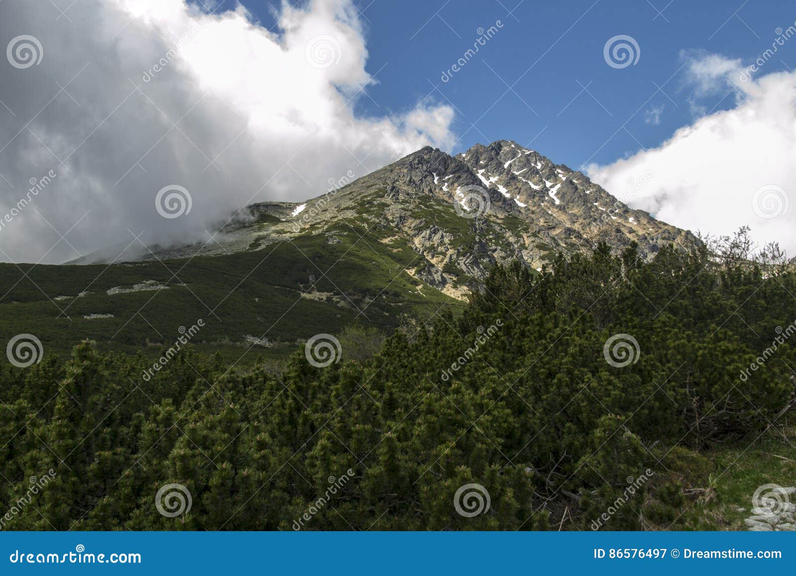 Gerlach stock image. Image of tatras, slovakia, blue - 86576497