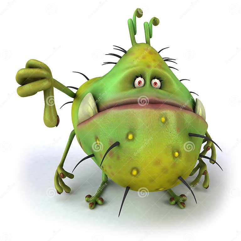Germ stock illustration. Illustration of germs, caricature - 22551106