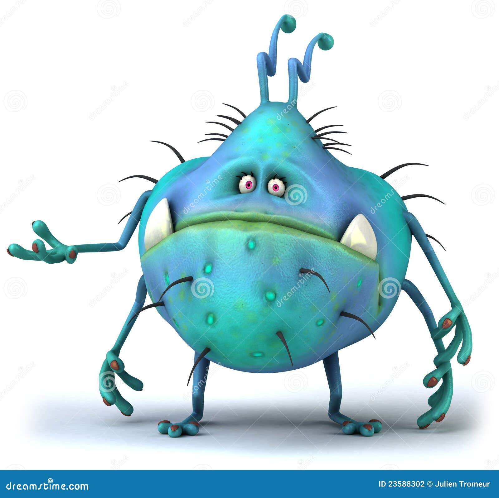 Fun Germ Royalty-Free Stock Photo | CartoonDealer.com #48560715