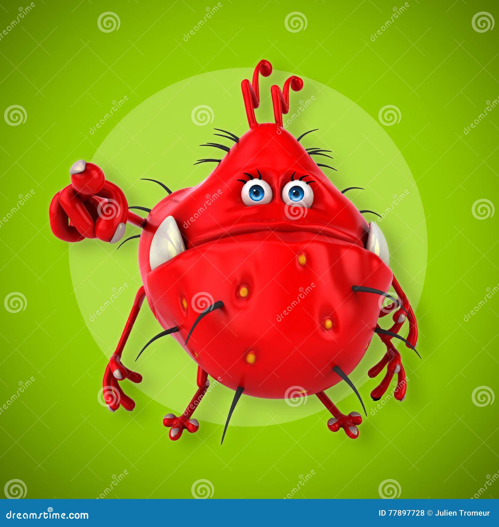 Germ stock illustration. Illustration of germs, organism - 77897728