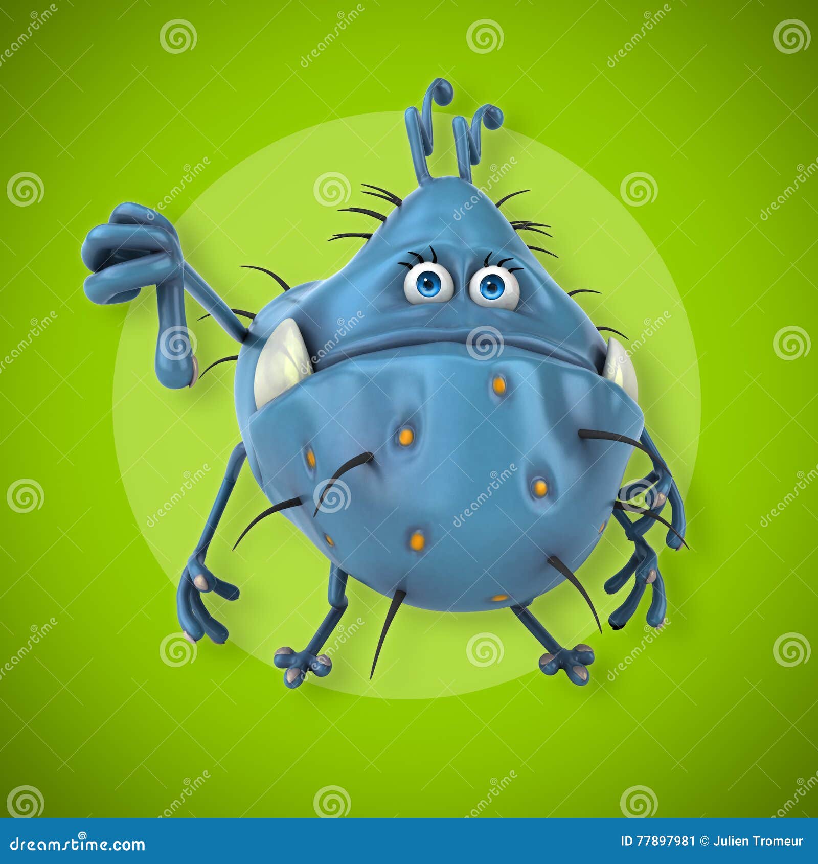 Germ stock illustration. Illustration of infection, illness - 77897981