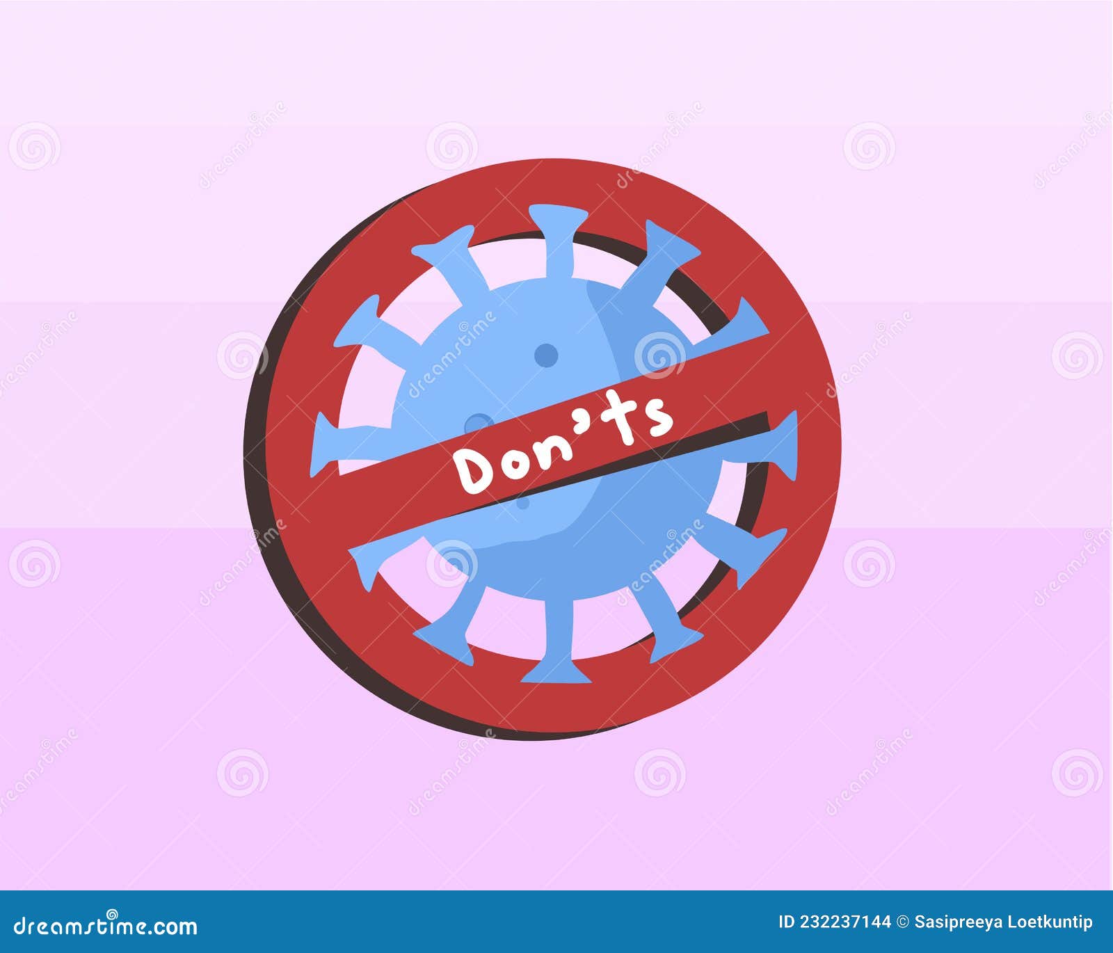 Germ free zone stock vector. Illustration of germ, design - 232237144