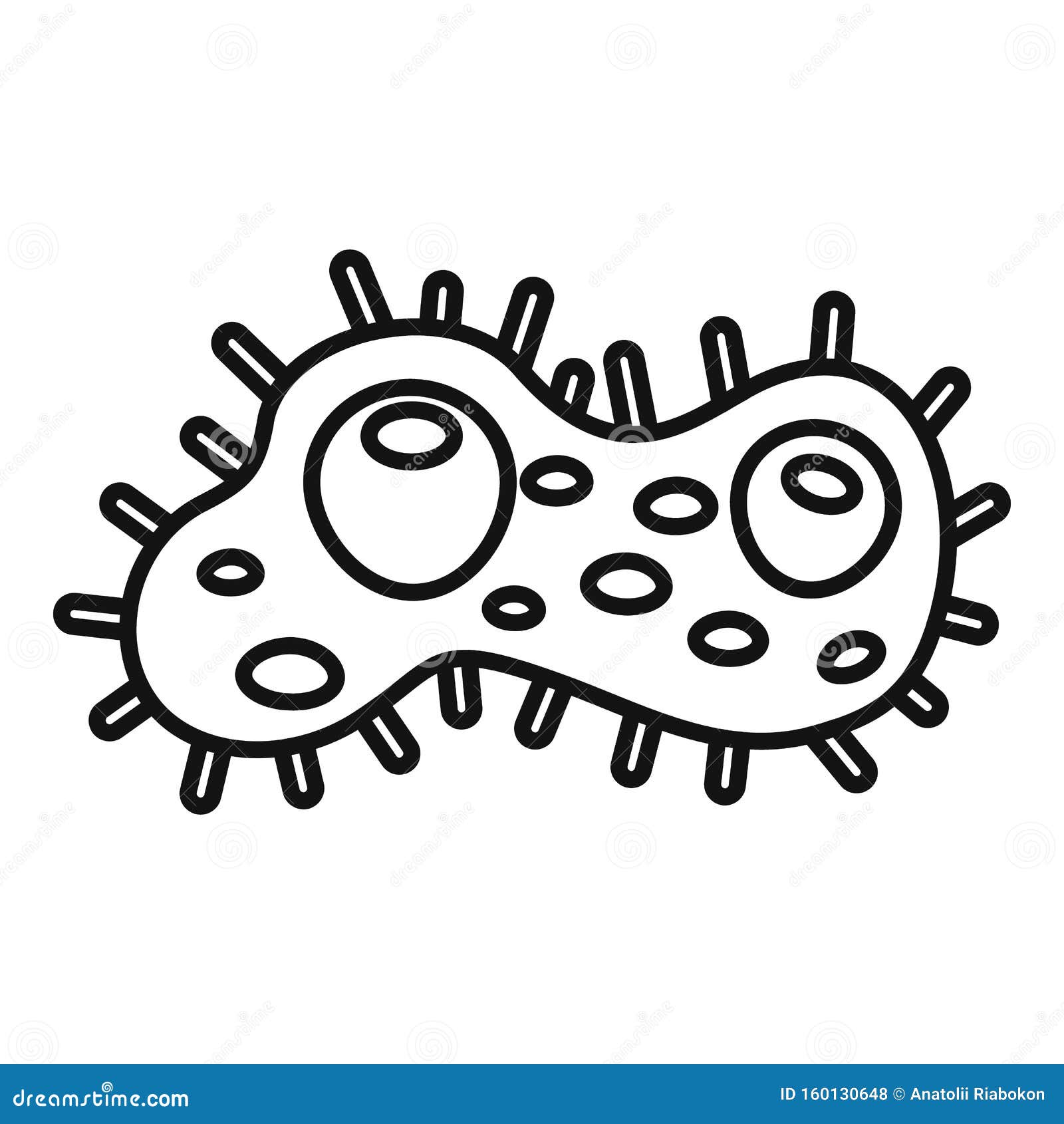 No Germ Icon. Prohibiting Sing No Viruses Icon. No Bacteria Sign. Covid ...