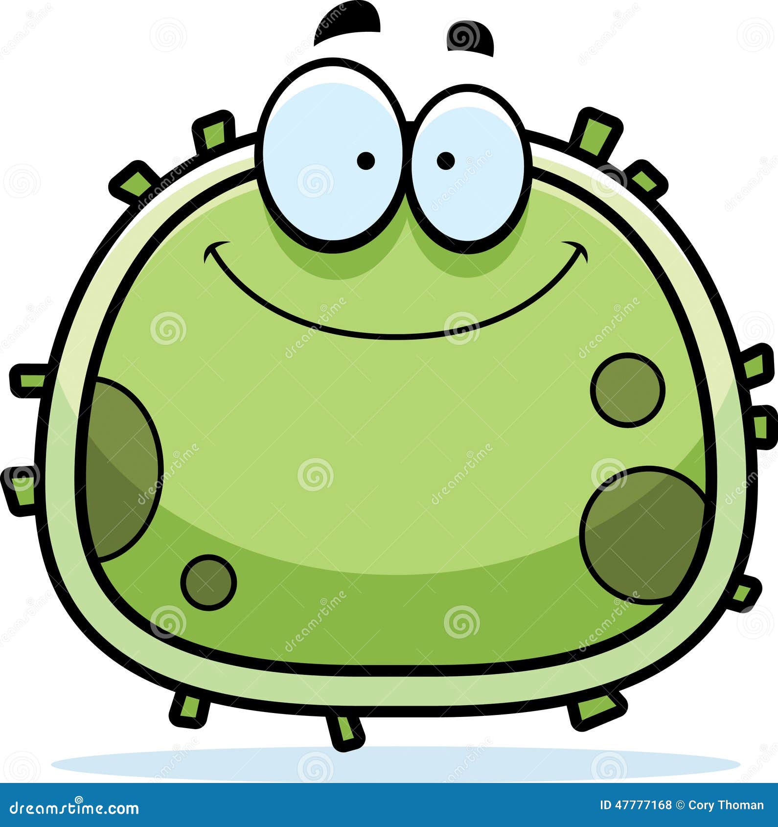 Germ Microbe Smiling stock vector. Illustration of germ - 47777168