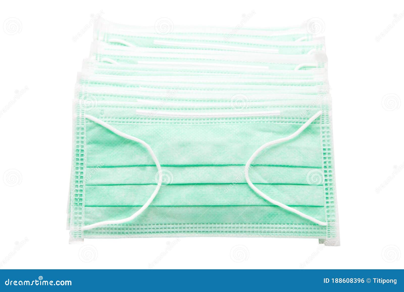 Germ Protection Mask on a White Background Stock Photo - Image of ...