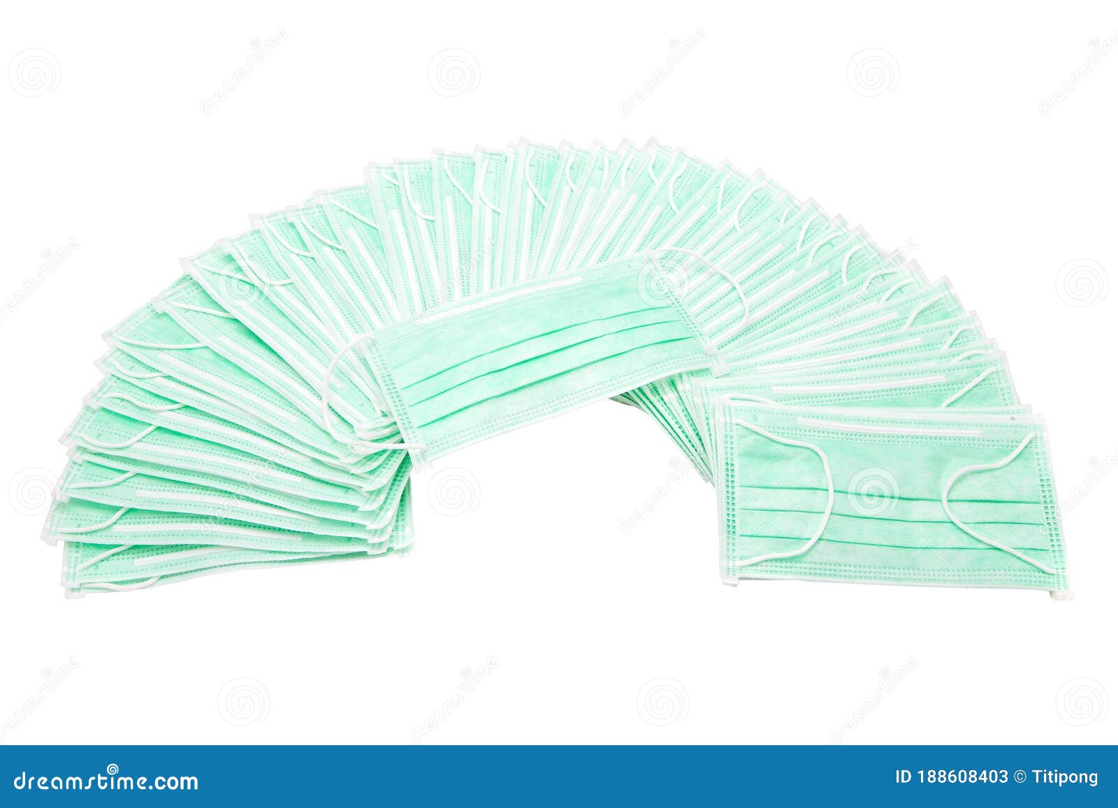 Germ Protection Mask on a White Background Stock Image - Image of ...