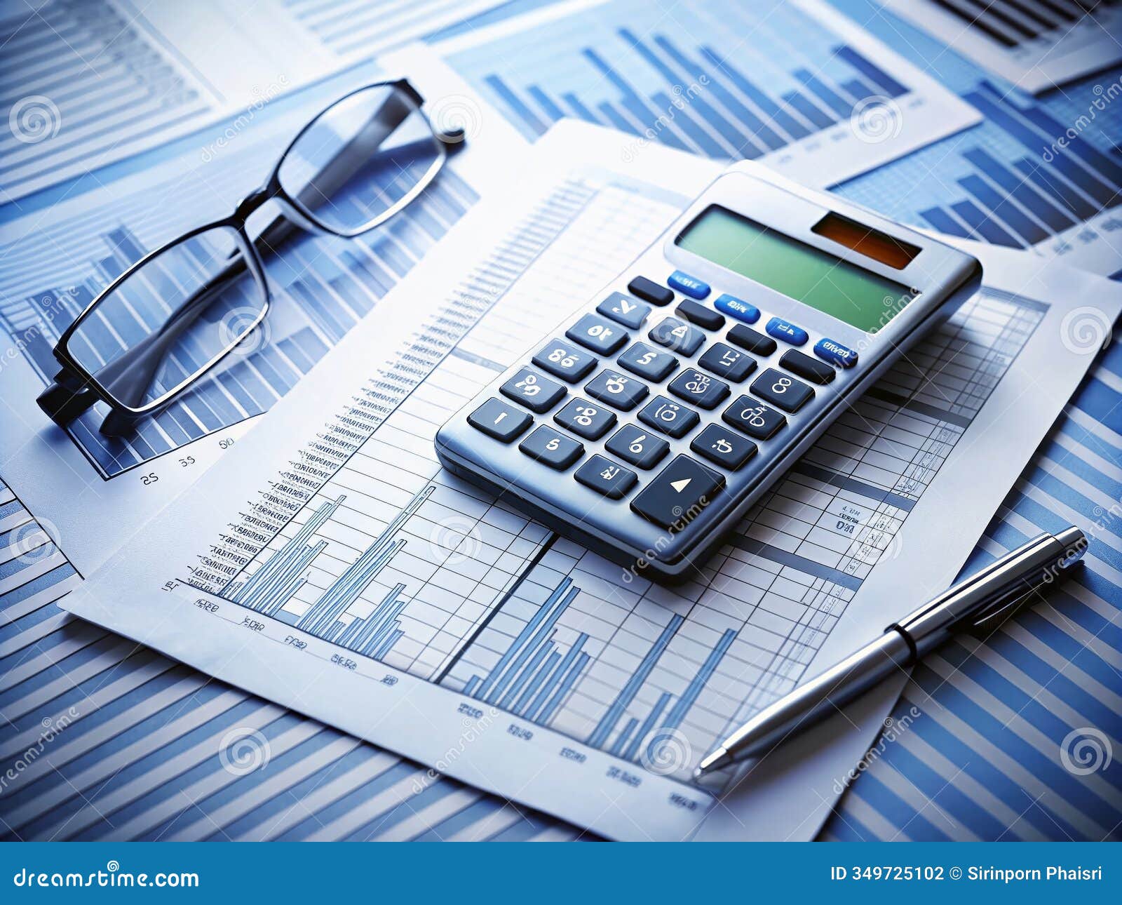 German Accounting Desk Setup a Professional Template for Financial ...