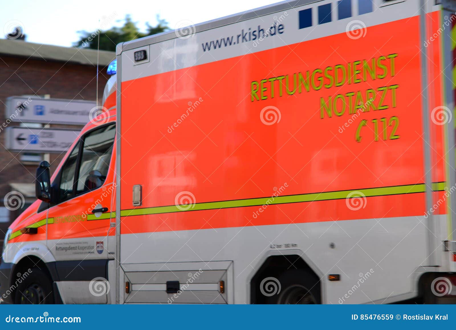 German Ambulance editorial stock image. Image of german - 85476559
